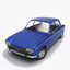 3d model 1965 peugeot 204