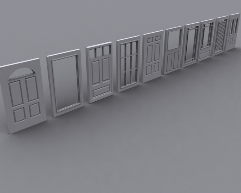 free x model door set