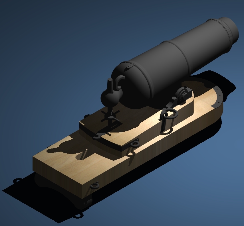 carronade 3d model