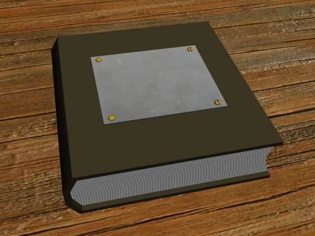 free book 3d model