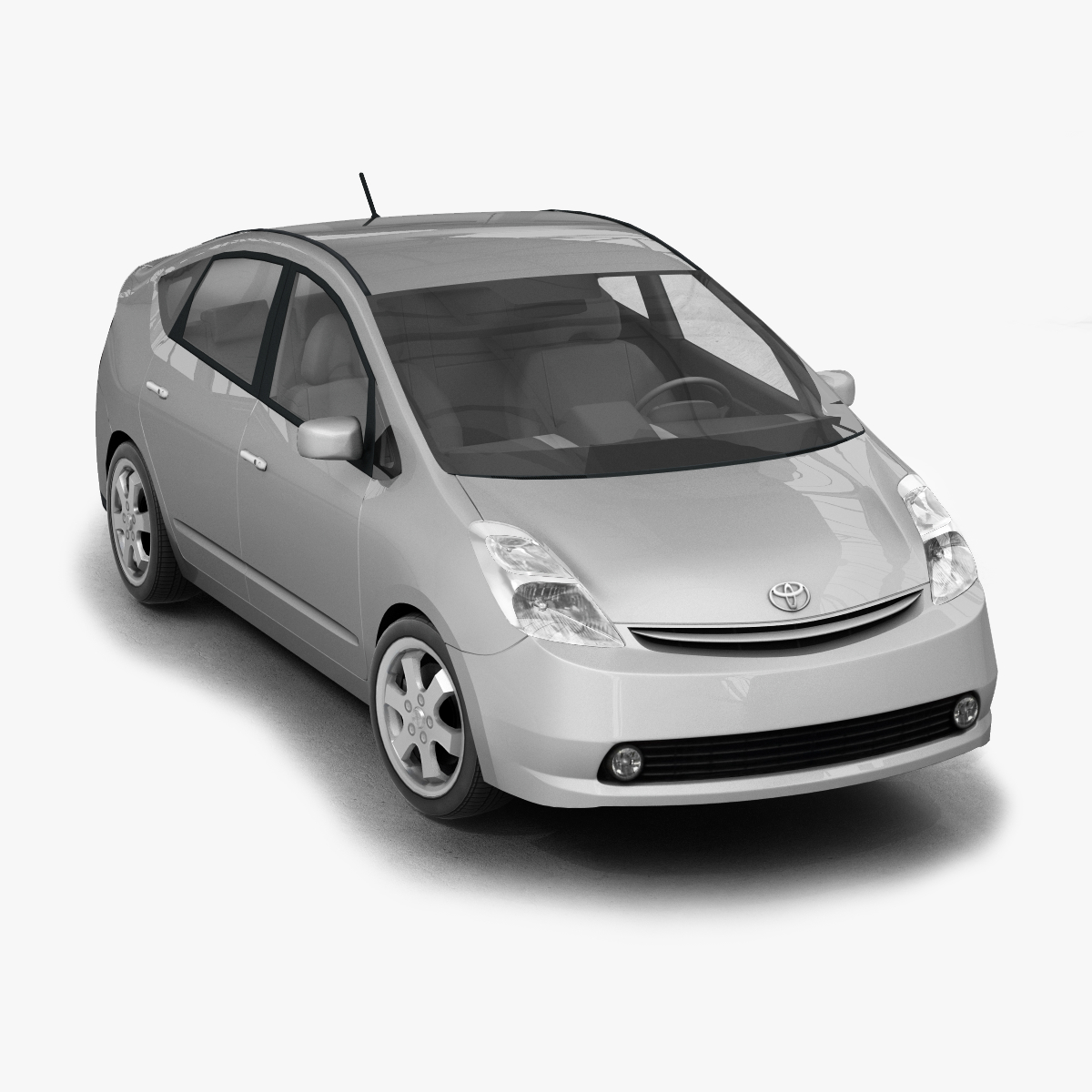 2005 toyota prius 3d model