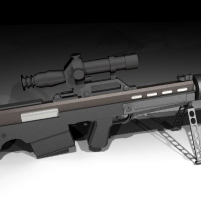 vssk vychlop rifle sniper 3d model