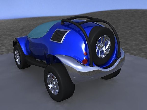 3d offroad concept bug model