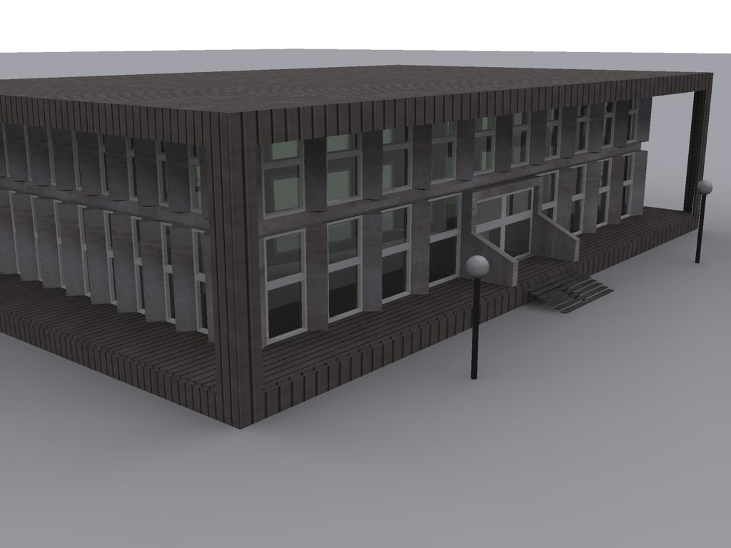 free building 3d model