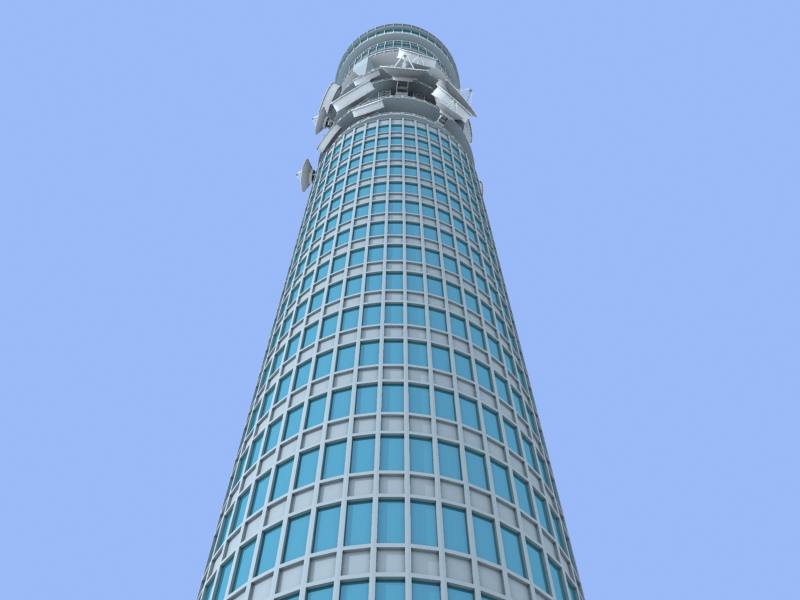 bt tower 3d model