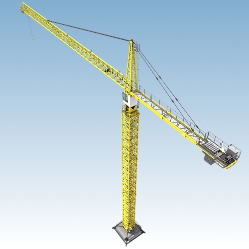 tower crane 3d model