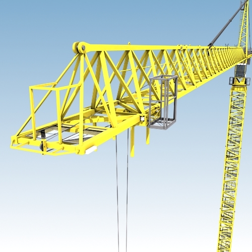 tower crane 3d model