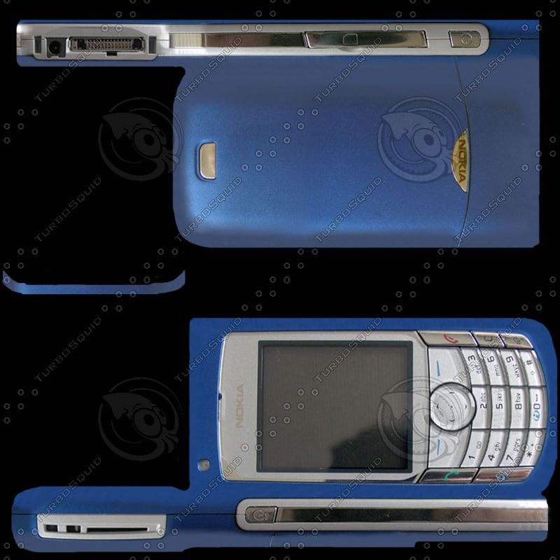 nokia 6681 modelled 3d max