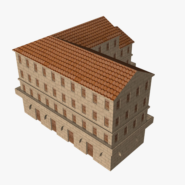roman insula 3d model