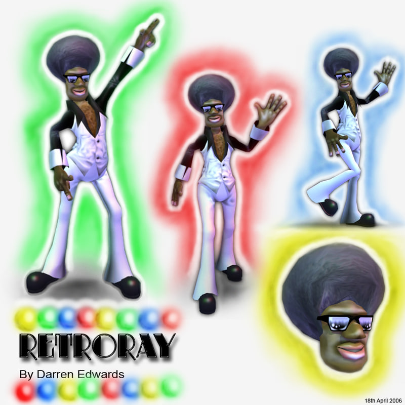 3d retro