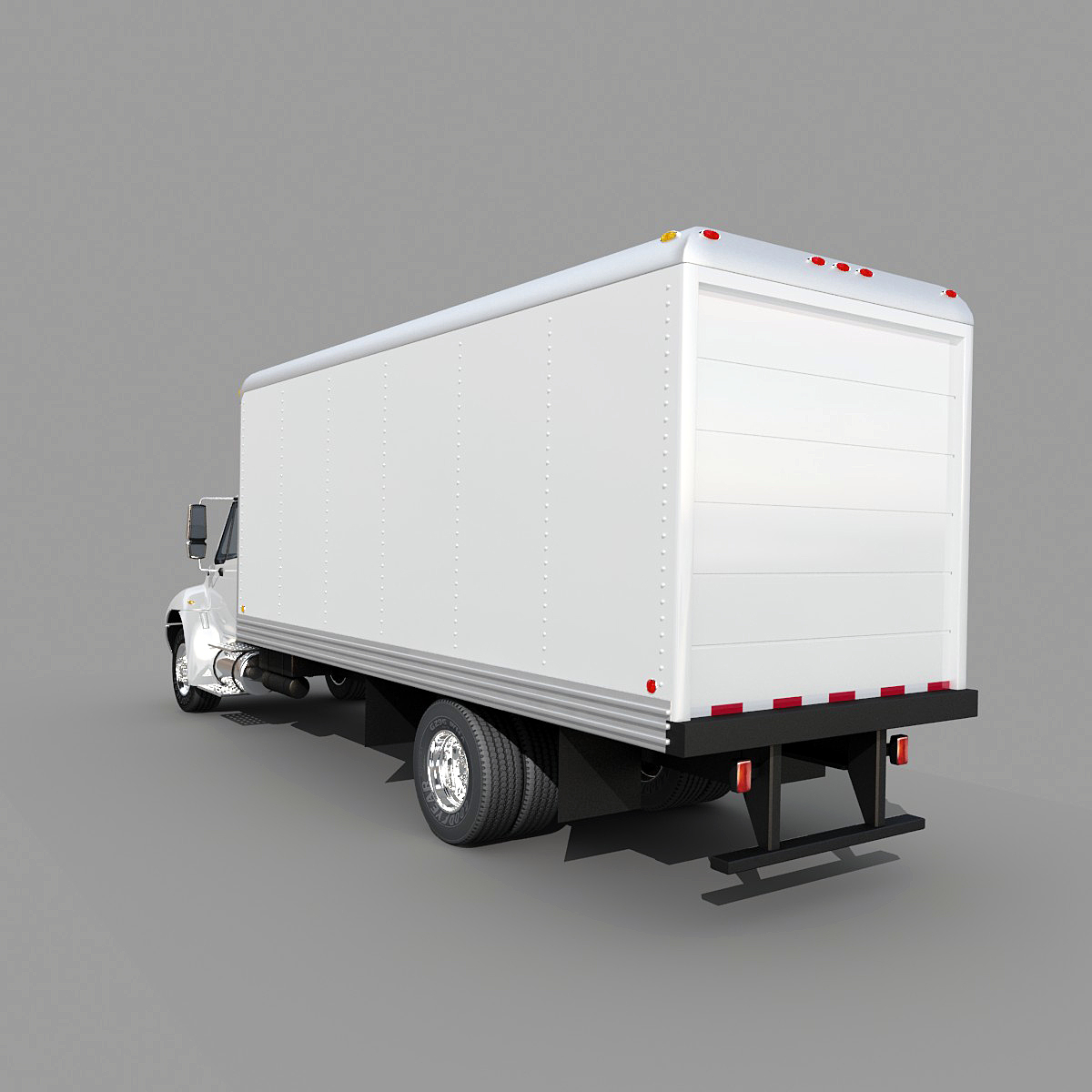 4000 box truck 3d max