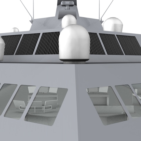 navy littoral combat ship 3d model