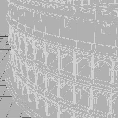 3d rome colosseum model