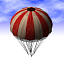 parachute air-drop cargo 3d model
