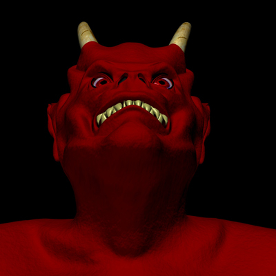 3d realistic devil