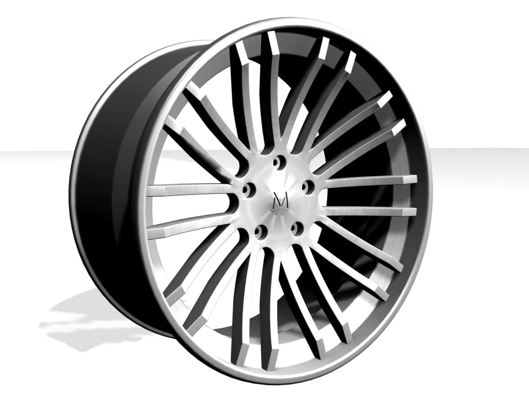 3ds max alloy wheel