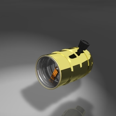3d light bulb sockets model