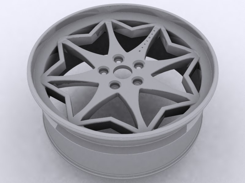 3d Model Alloy Wheel