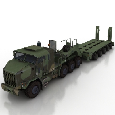 3d model truck vehicle transport