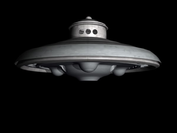 3d model adamski flying saucer