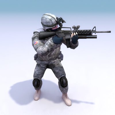 usarmy military 3d model