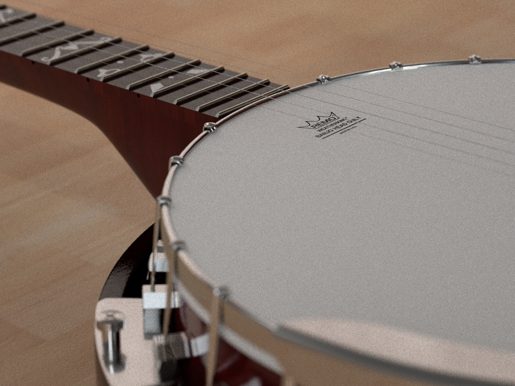 3d model banjo