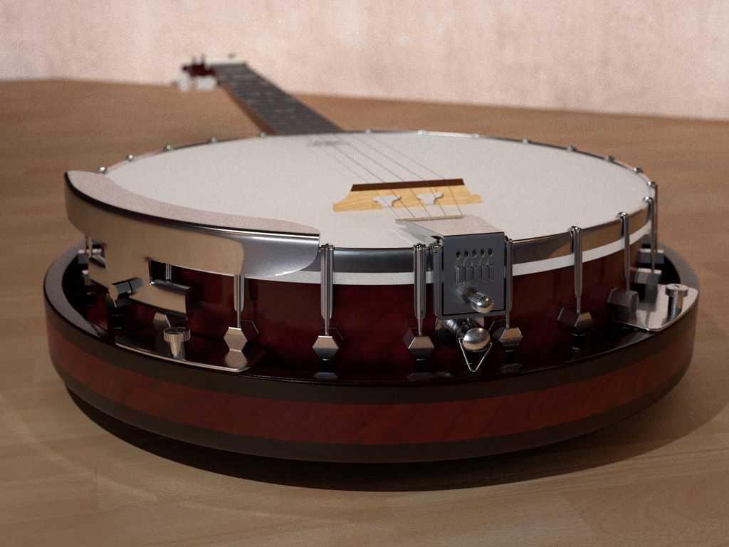 3d model banjo