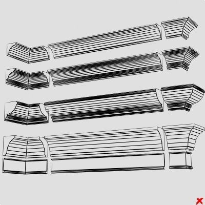 3d decor ceiling model