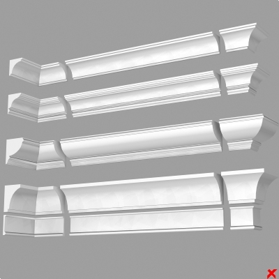 3d decor ceiling model