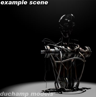 robot rig prop labs 3d model