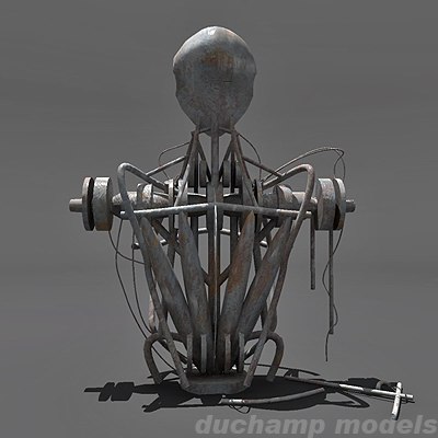 robot rig prop labs 3d model