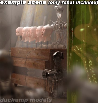 robot rig prop labs 3d model