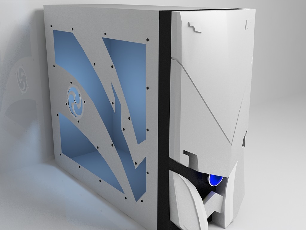 3d max computer case samurai sunbeamtech