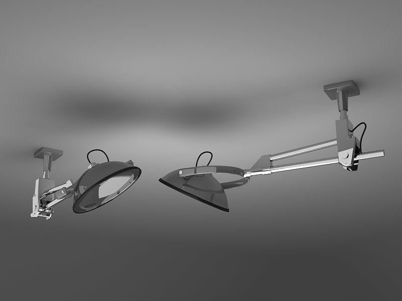 maya hospital operating overhead lights