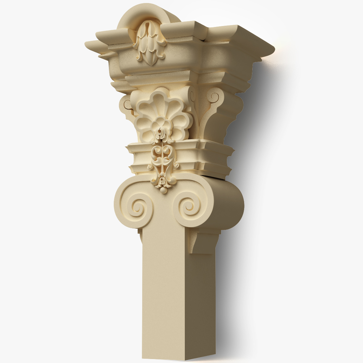 3ds max classic colum column exterior