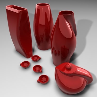 maya vases teapot jars cups