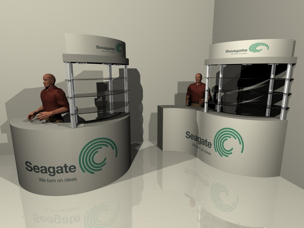 sales booth malls 3d model