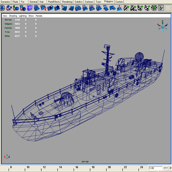 3d chinese navy huangfeng fac model