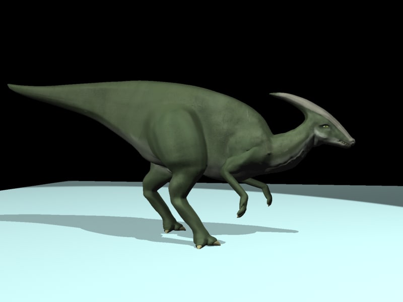 3ds max parasaurolophus walkeri