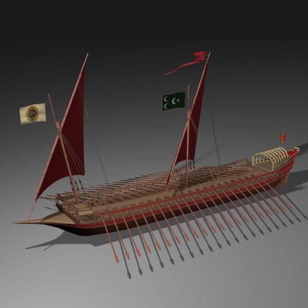 turkish galley 3d 3ds