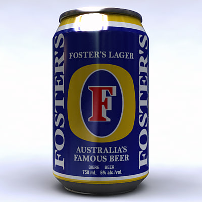 3dsmax 33cl foster beer