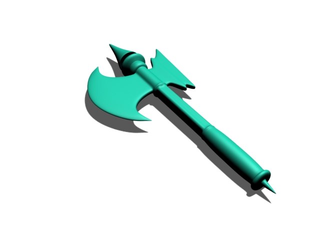 battle axe games rpg 3d model