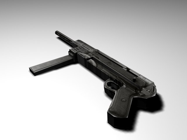 3ds max gun