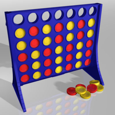 connect 3d model