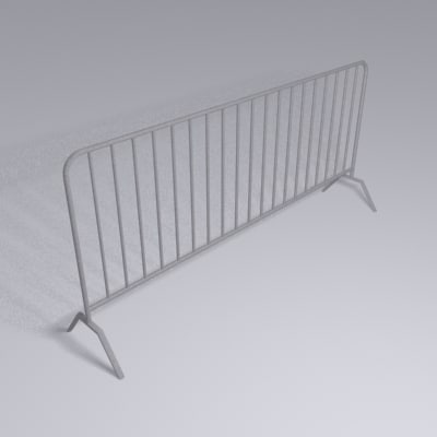 safety barricade 3d model