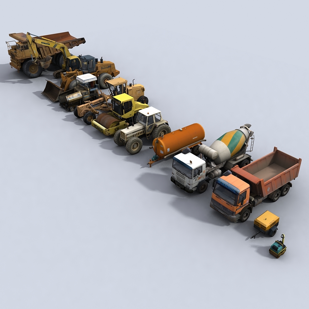 realtime machines construction public 3d model