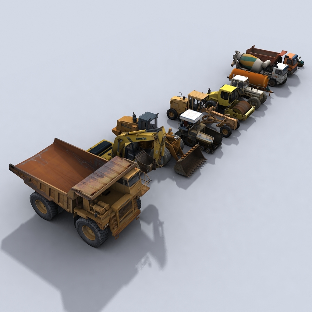 realtime machines construction public 3d model