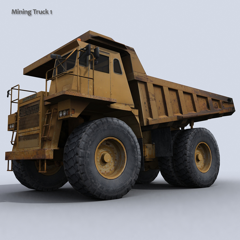 3d model realtime trucks vol 1