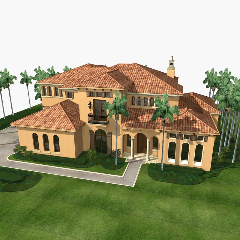 3ds max villa residence