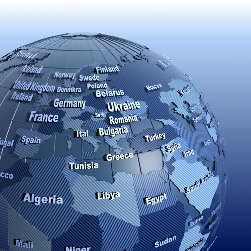 globe country 2 3d model